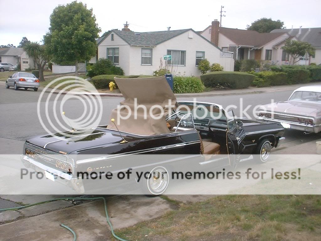 64 Impala Lowrider Convertible Gold