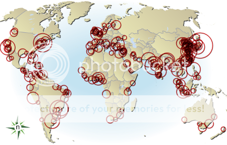 Coastal mega cities – map featured on Astrocast.tv – Nordpil | Myth and ...