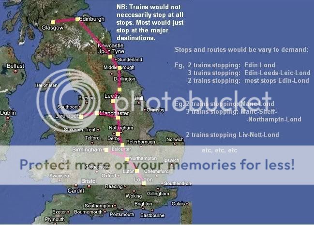 Your UK high speed rail (or maglev) route - where would it go? | Page ...