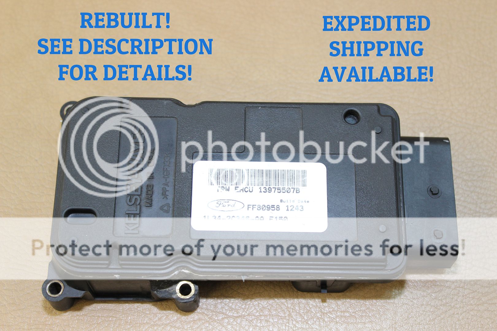 REBUILT 00-04 FORD F-150 F-250 EBCM ABS ANTI-LOCK BRAKE MODULE 1L34 ...